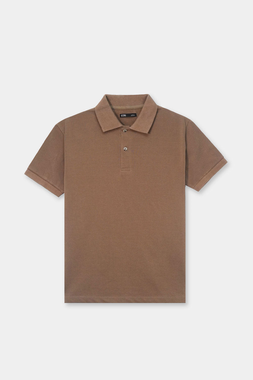 Texture Pique Polo – Ecru
